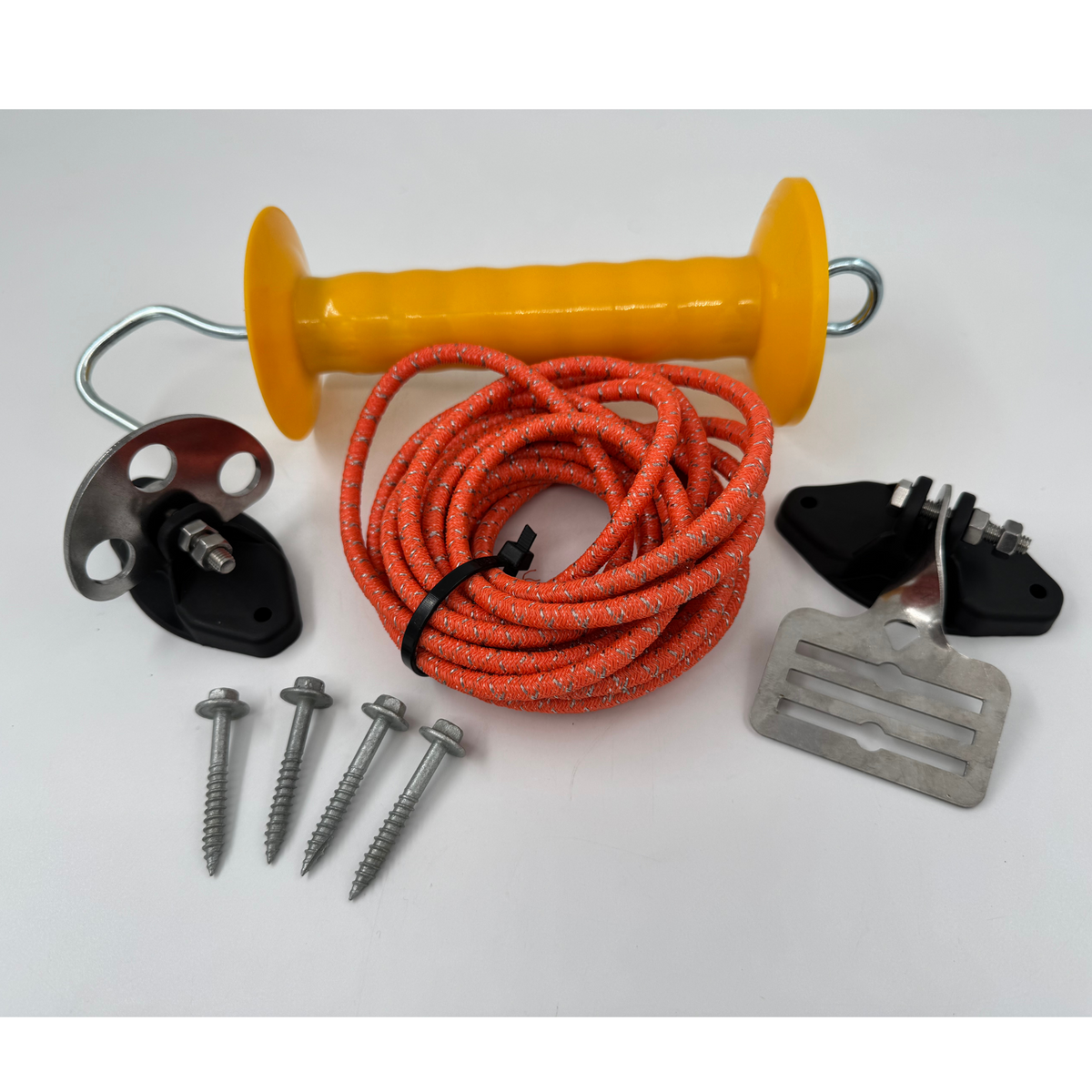 Electric Fence Gate Kit - 5.0m Bungy, Orange or White – Styx Solutions NZ