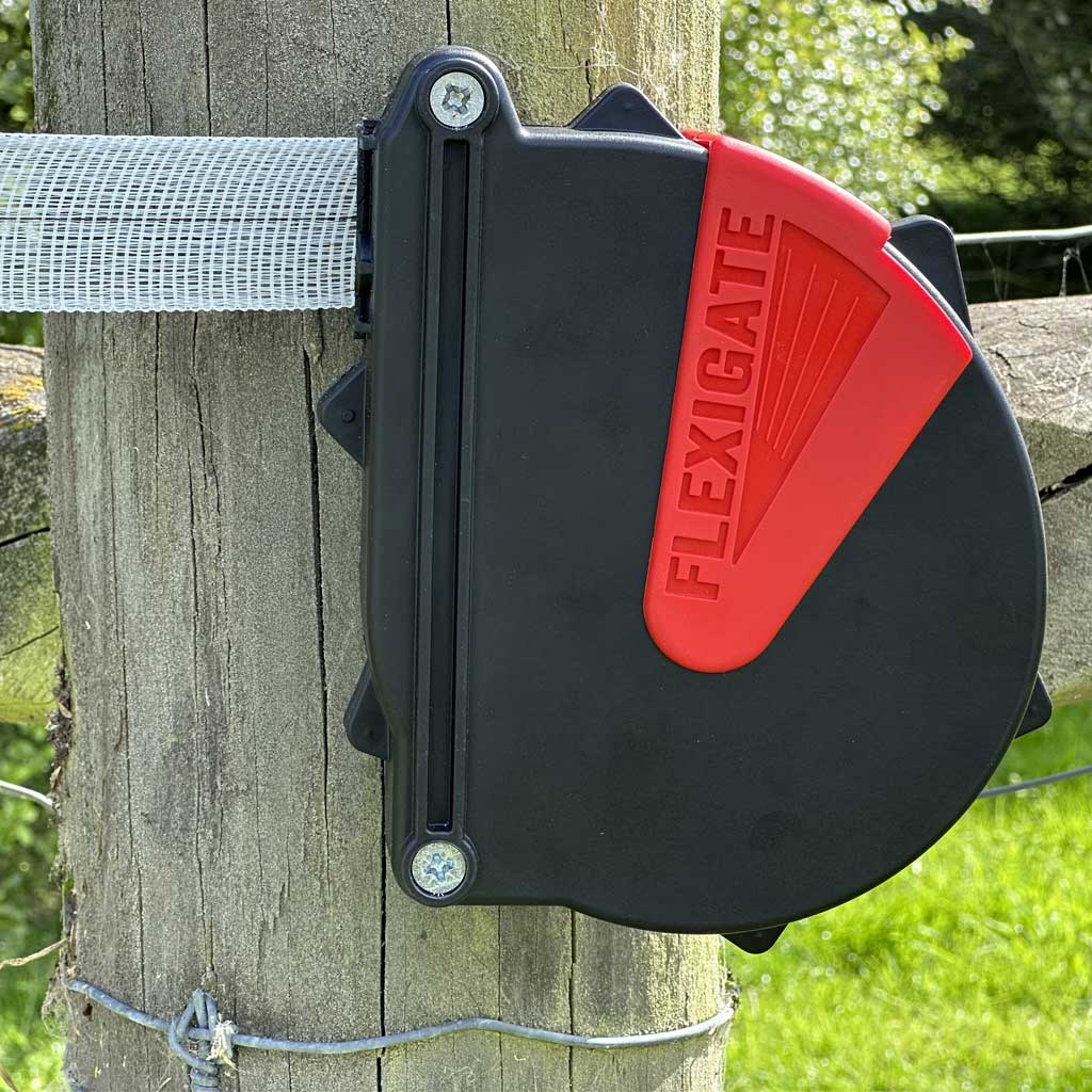 Flexigate Electric Fence Gate System – 40mm Tape, Automatic Retracting ...
